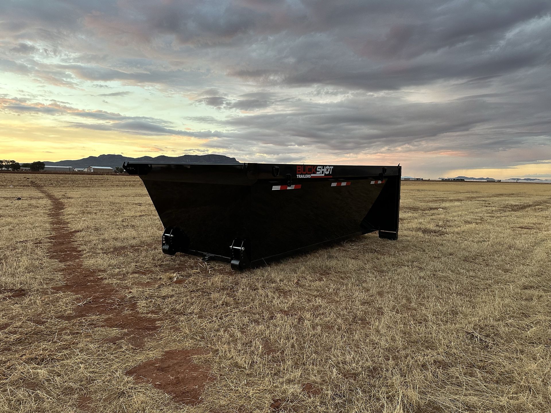 Durable Roll Off Dumpster for Waste Management - Buckshot Trailers