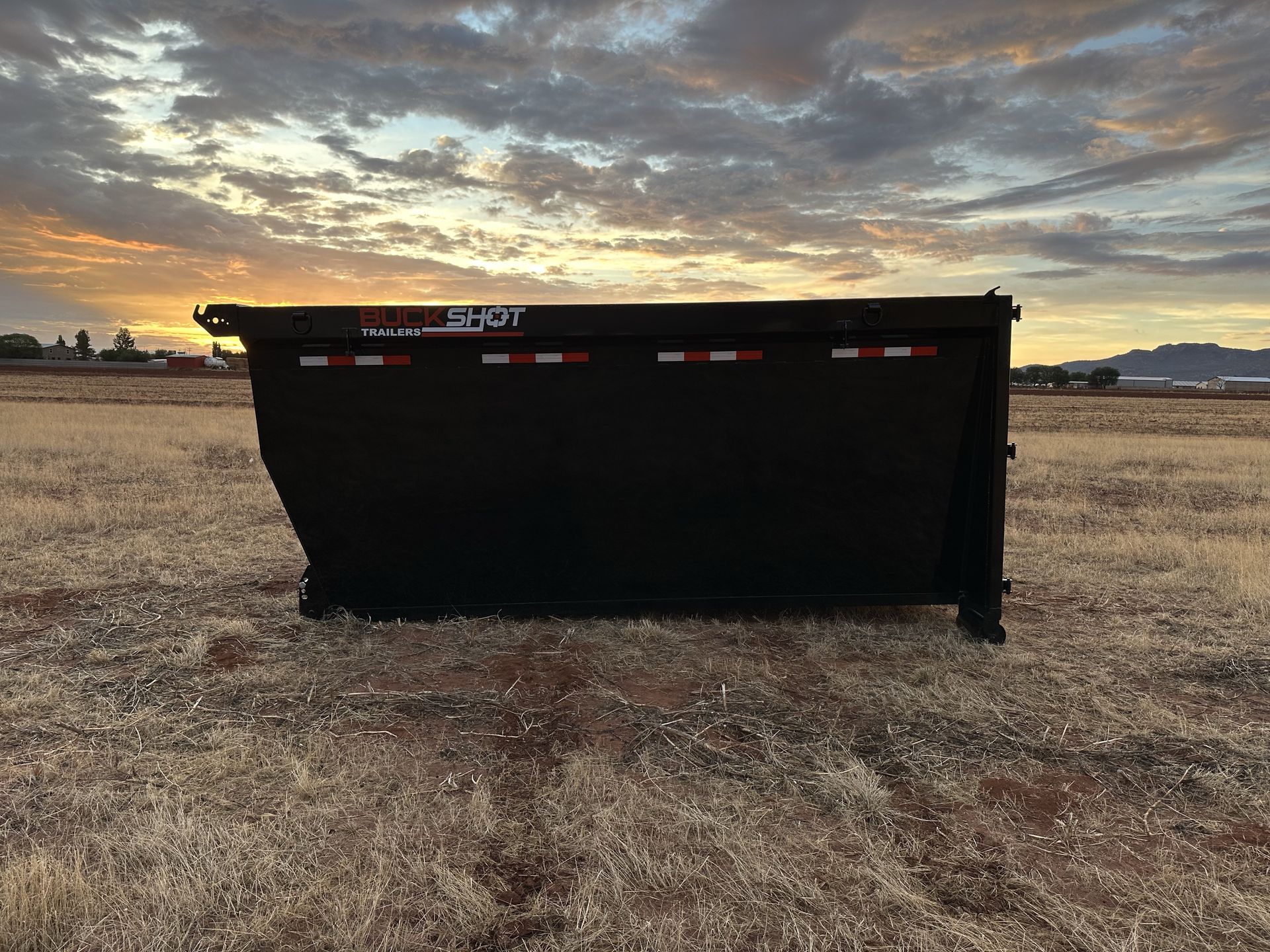 Durable Roll Off Dumpster for Waste Management - Buckshot Trailers
