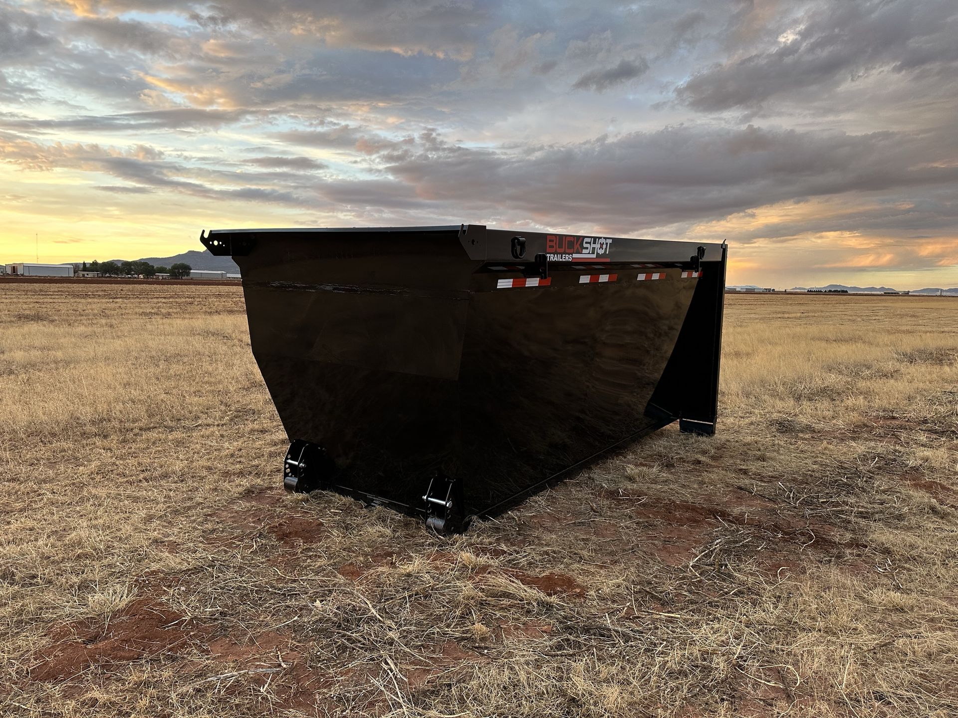 Durable Roll Off Dumpster for Waste Management - Buckshot Trailers