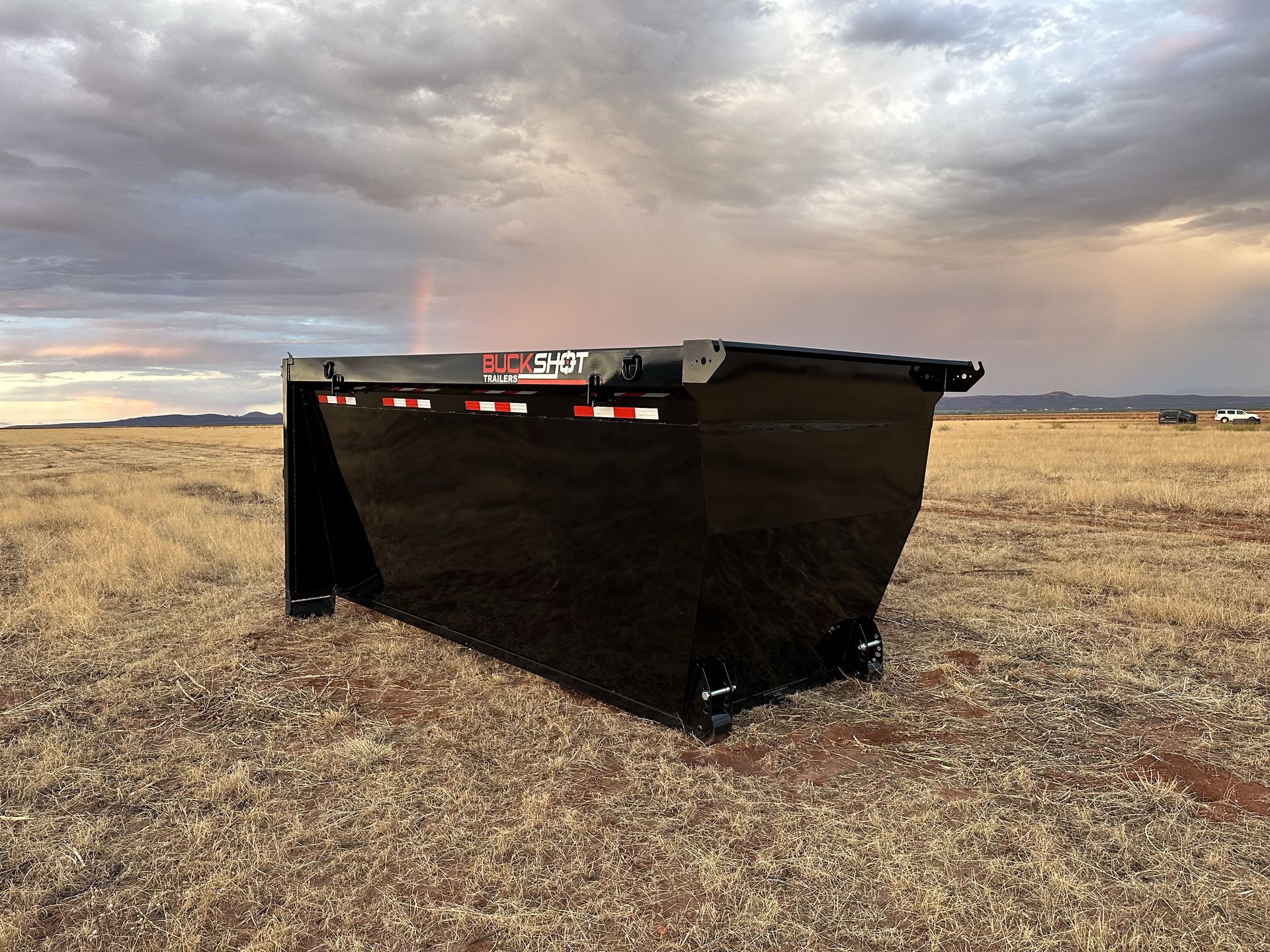 Durable Roll Off Dumpster for Waste Management - Buckshot Trailers