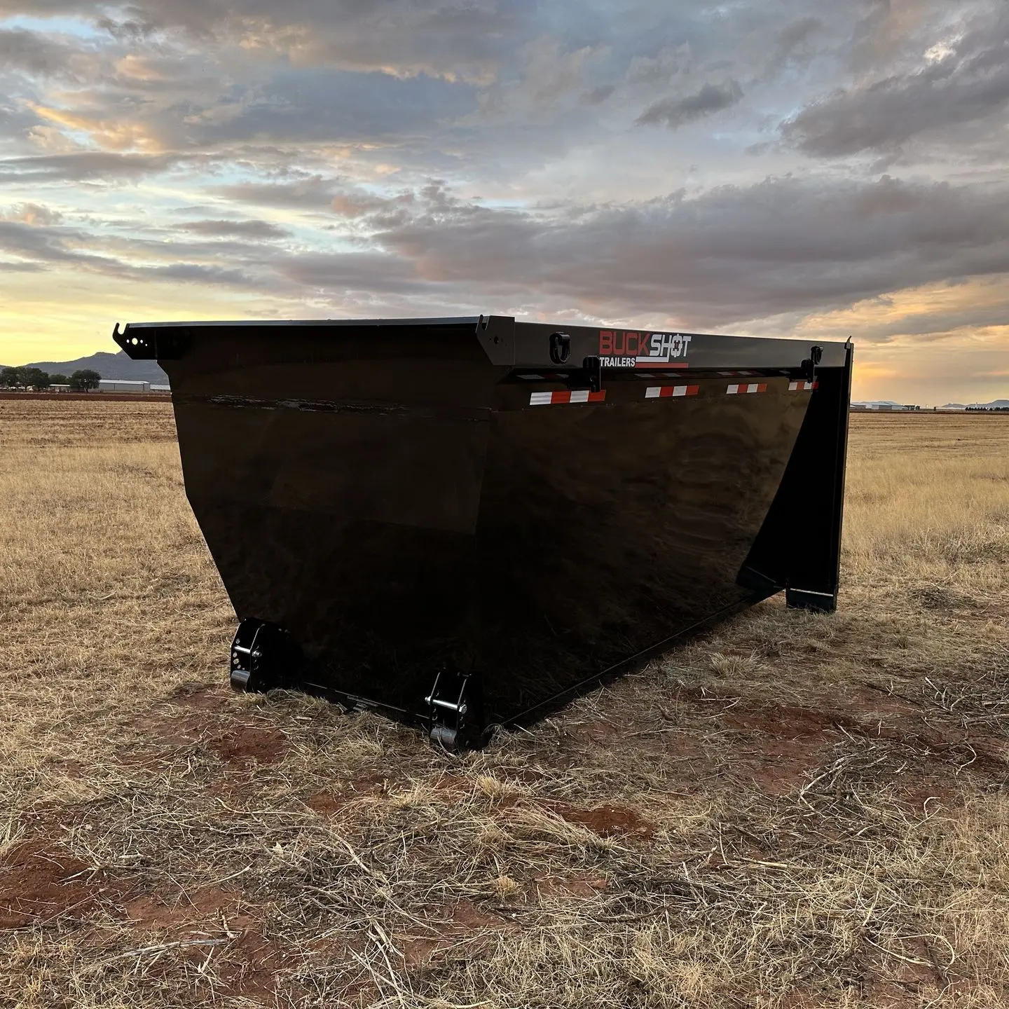 Durable Roll Off Dumpster for Waste Management - Buckshot Trailers