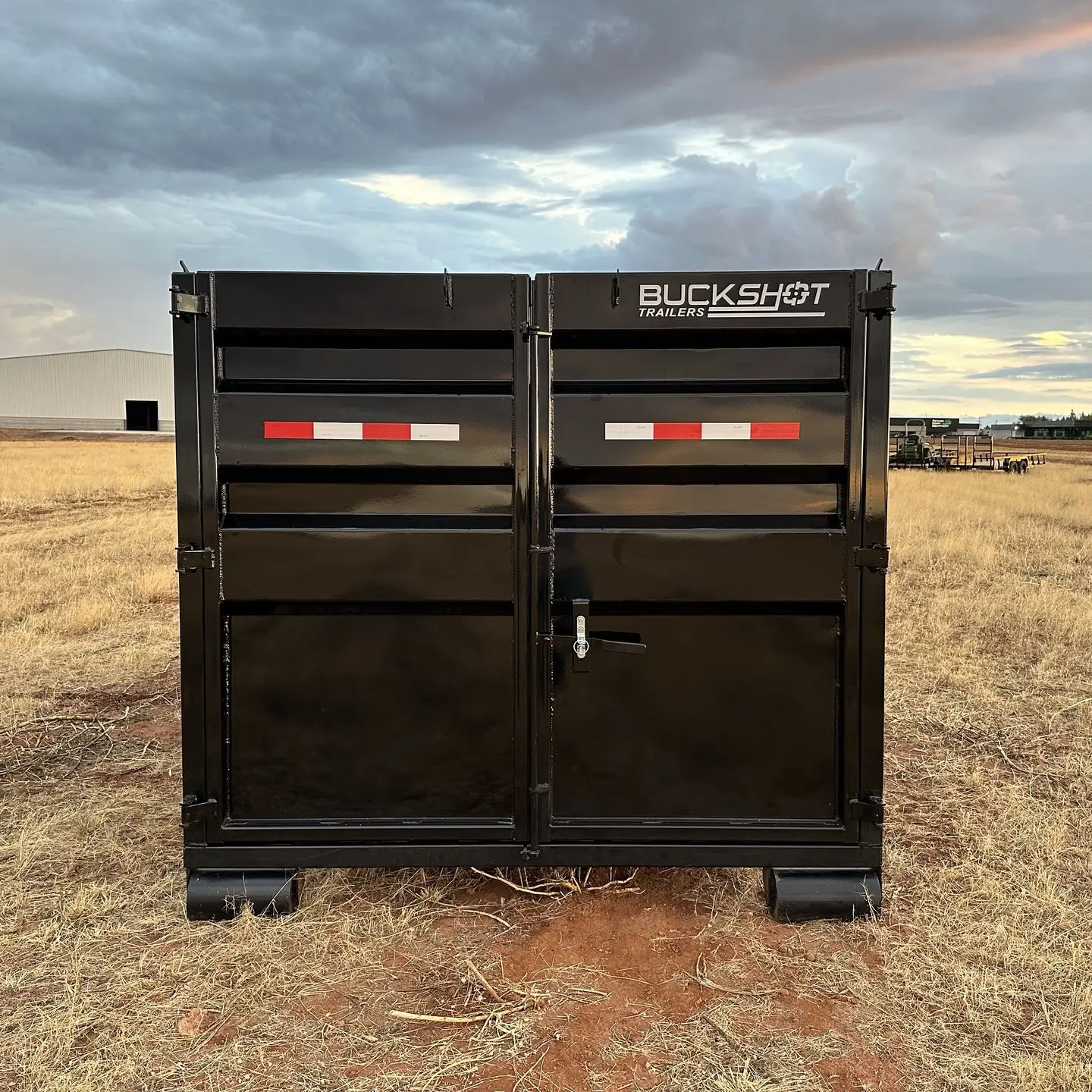 Durable Roll Off Dumpster for Waste Management - Buckshot Trailers