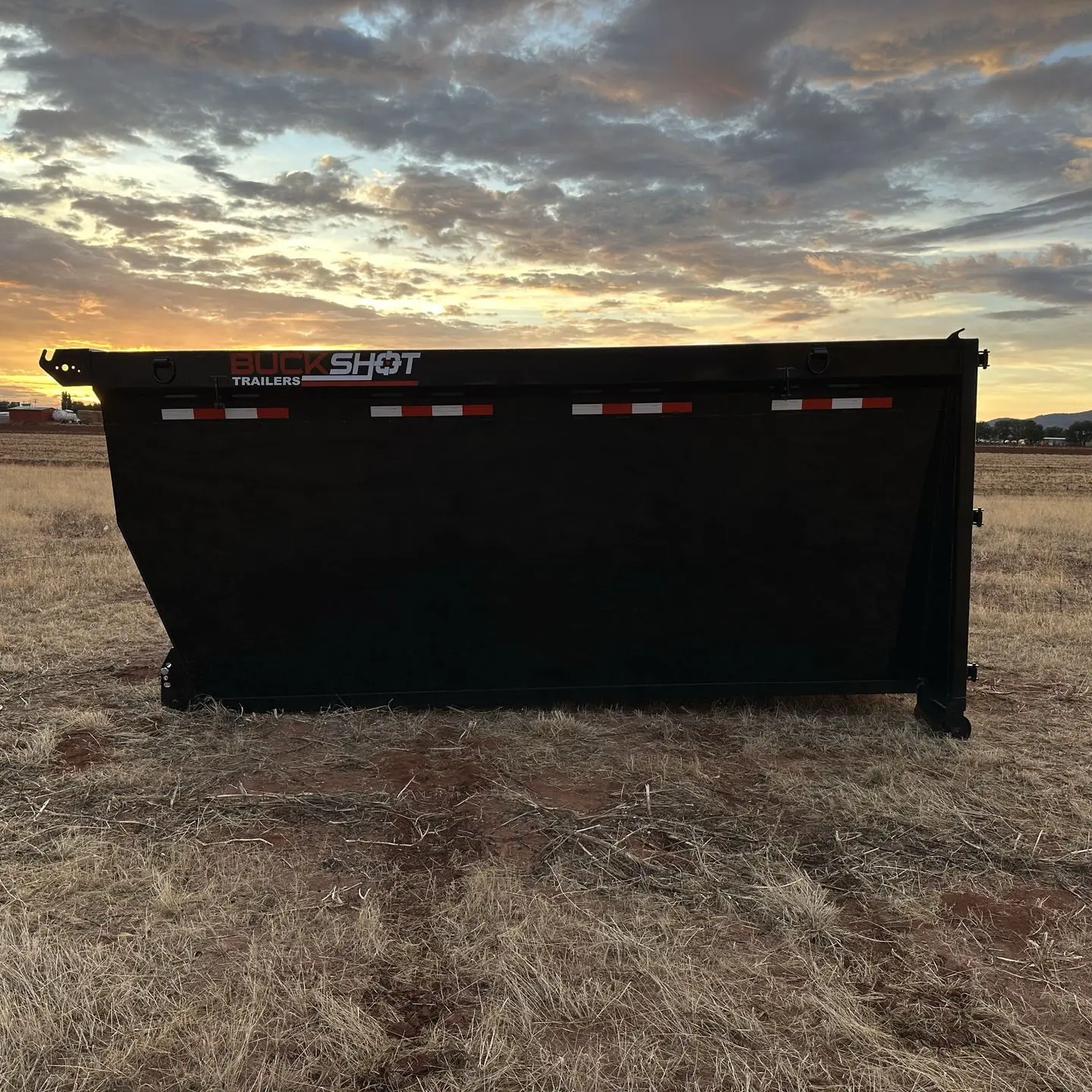 Durable Roll Off Dumpster for Waste Management - Buckshot Trailers