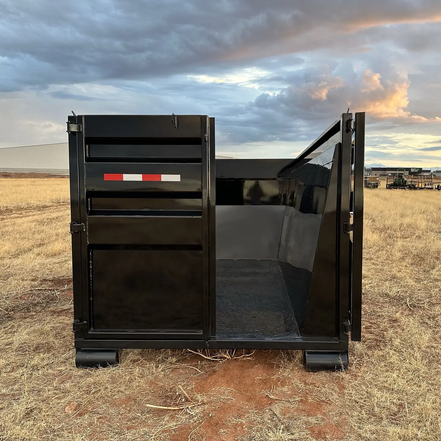 Durable Roll Off Dumpster for Waste Management - Buckshot Trailers