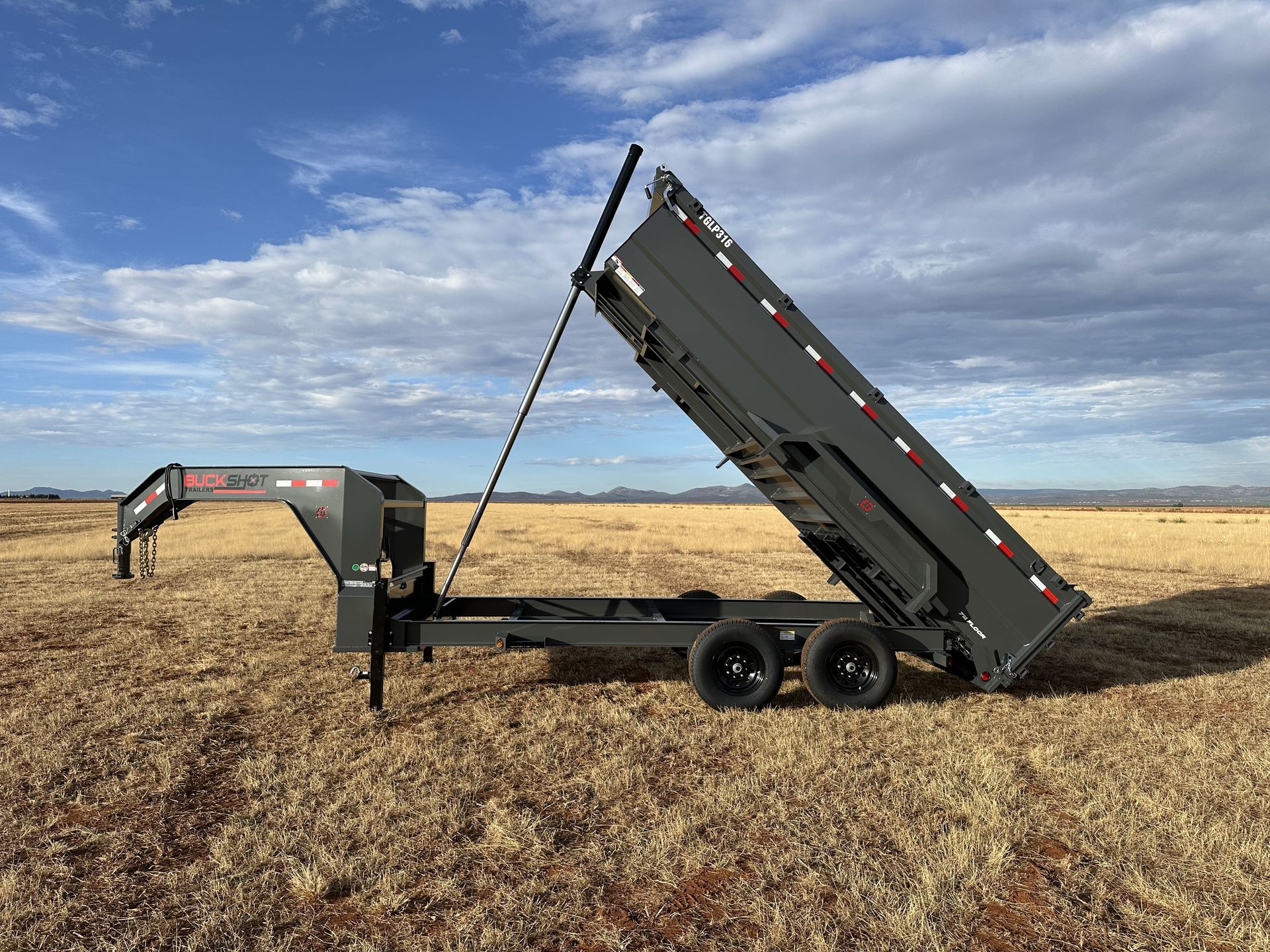 TGLP Gooseneck Dump Trailer by Buckshot - Engineered for Strength