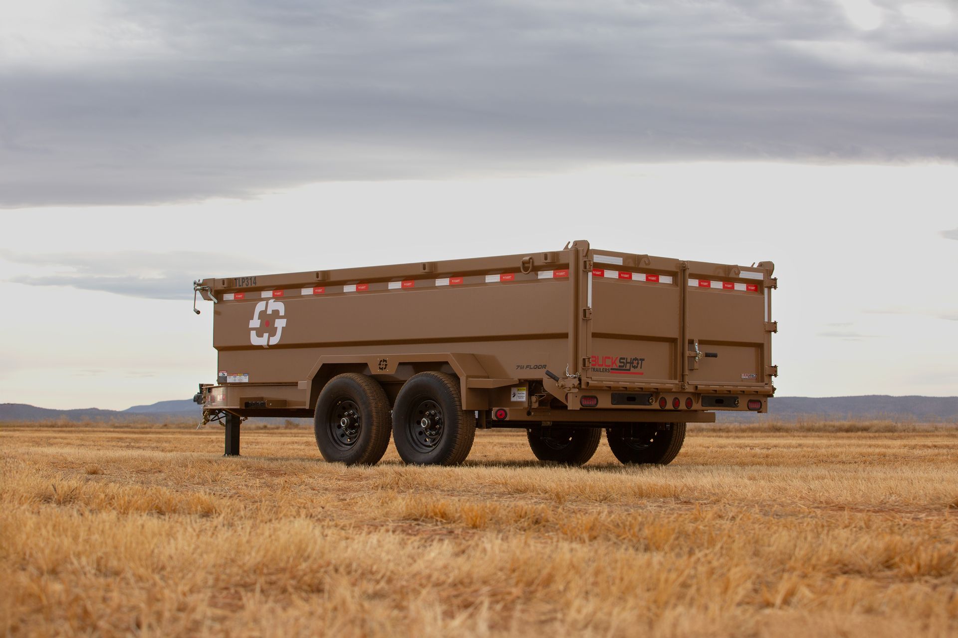 TLP Buckshot Bumper Pull Dump Trailer – Durable and High-Quality