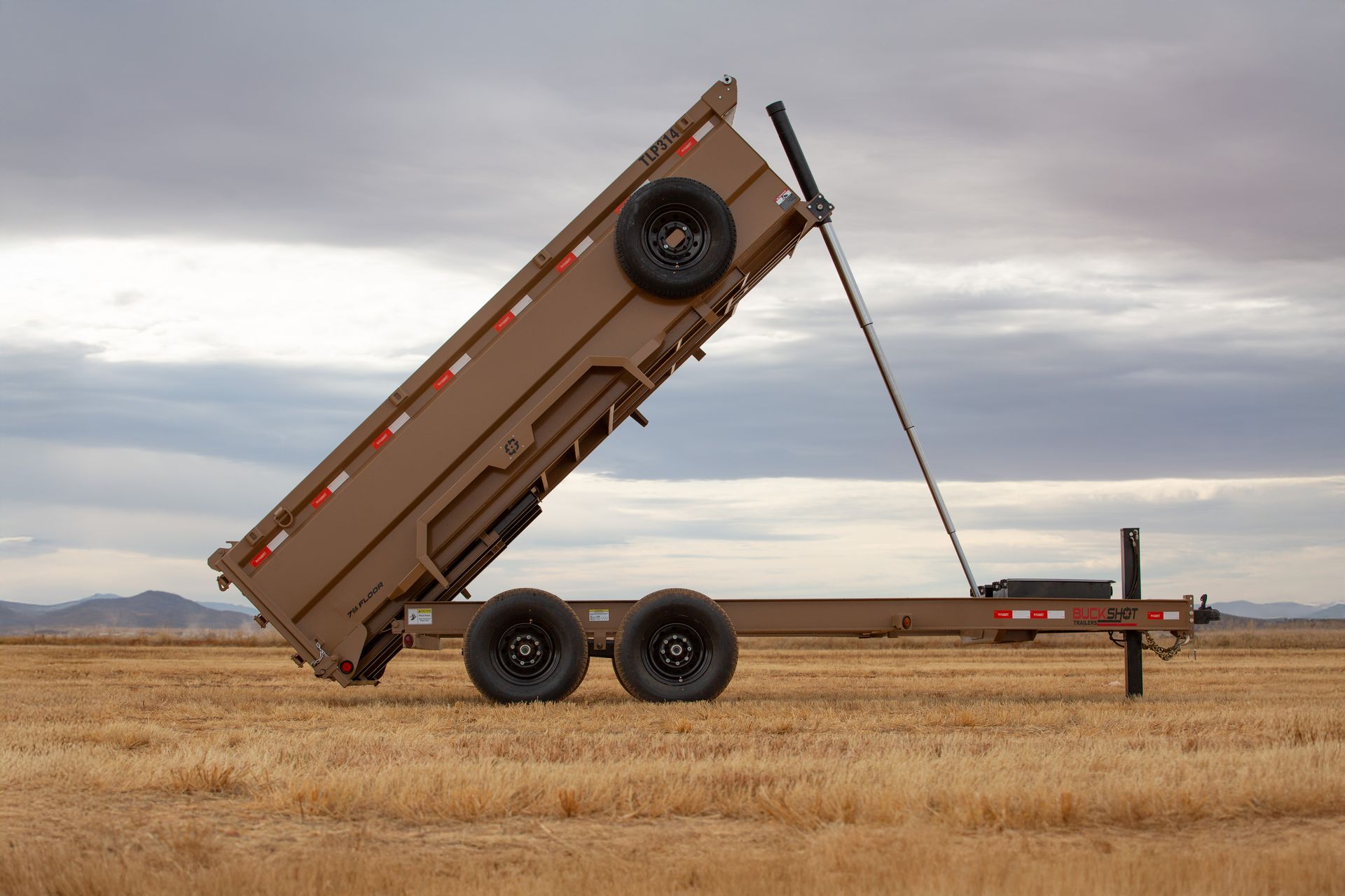 TLP Buckshot Bumper Pull Dump Trailer – Durable and High-Quality