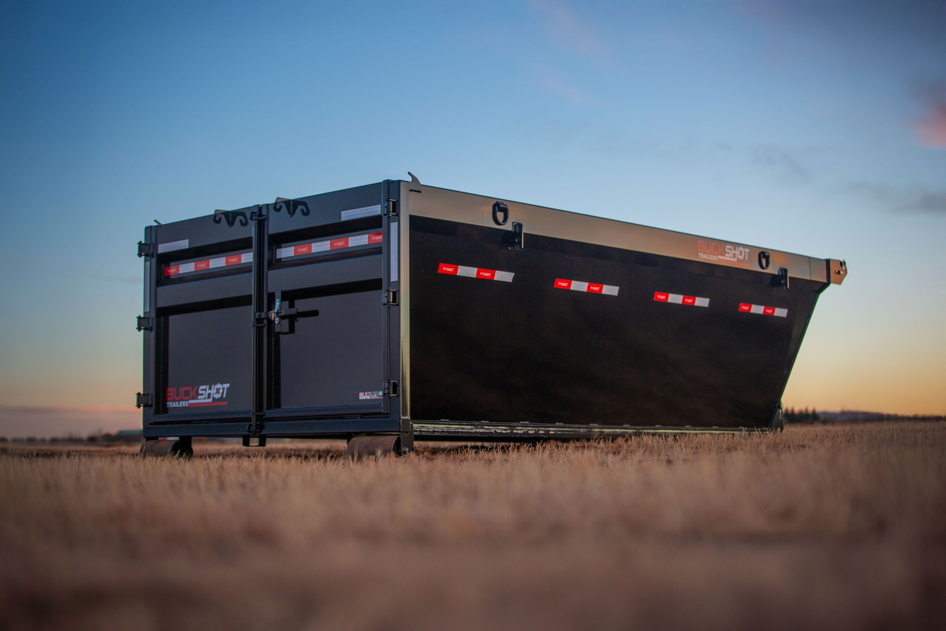Durable Roll Off Dumpster for Waste Management - Buckshot Trailers