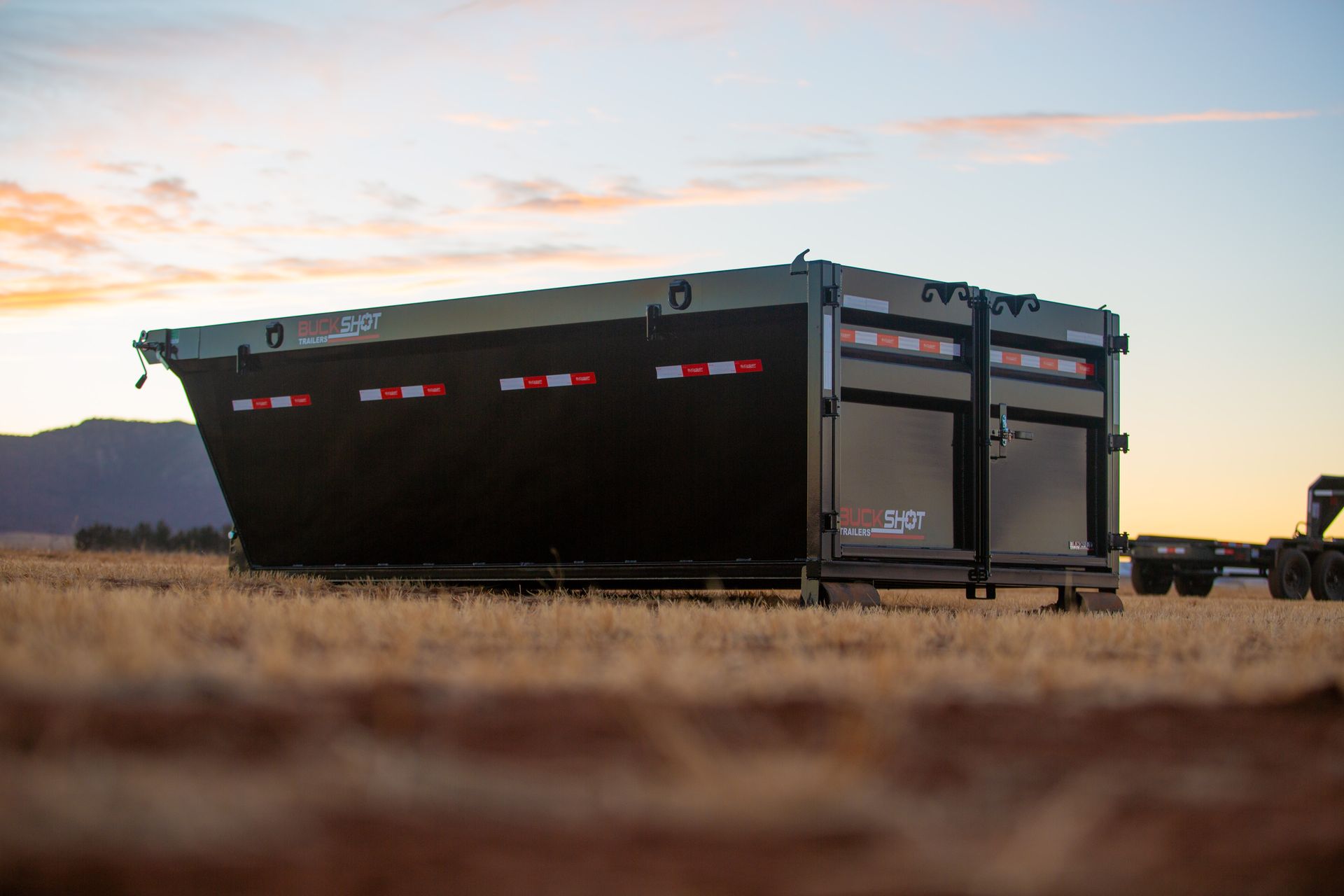 Durable Roll Off Dumpster for Waste Management - Buckshot Trailers