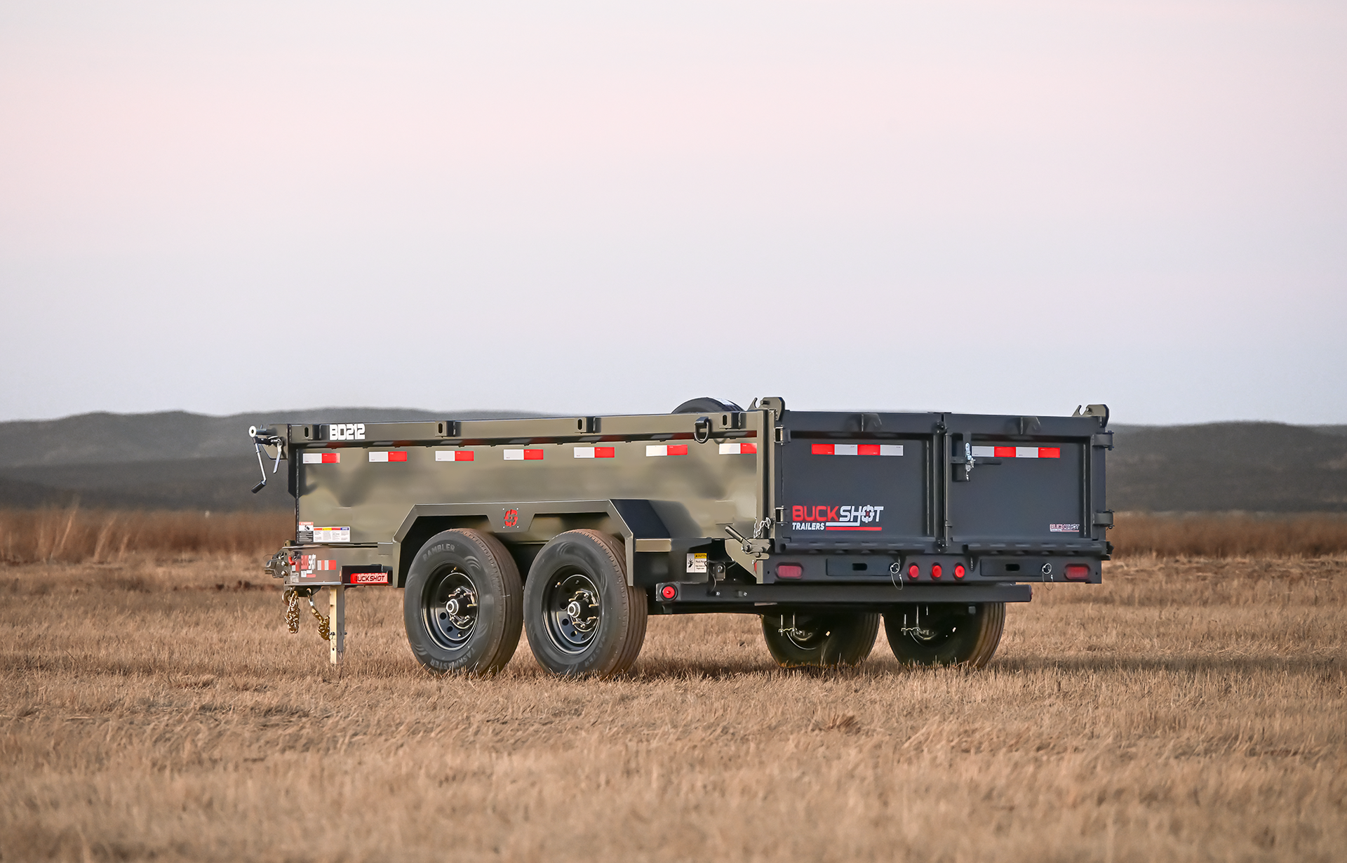 BD DUMP Buckshot Bumper Pull Dump Trailer – Durable and High-Quality